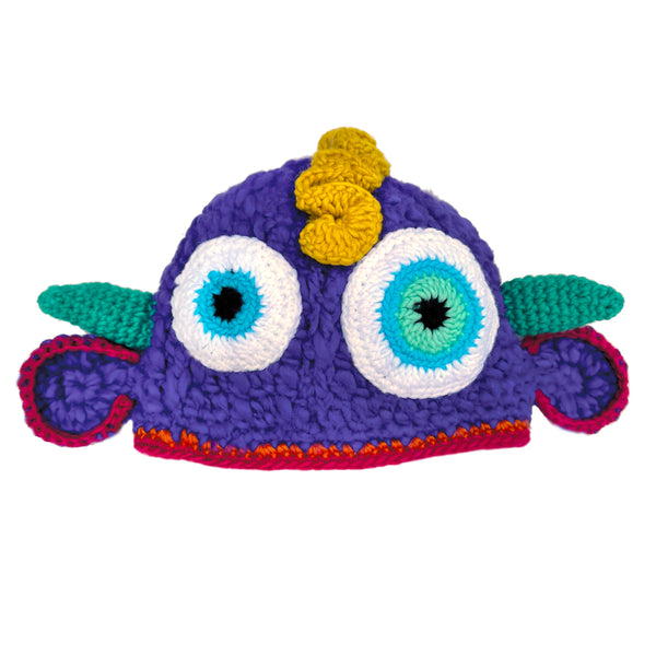 Handmade Monster Hats - Unique Crocheted Details, Soft & Stretchy Head ...